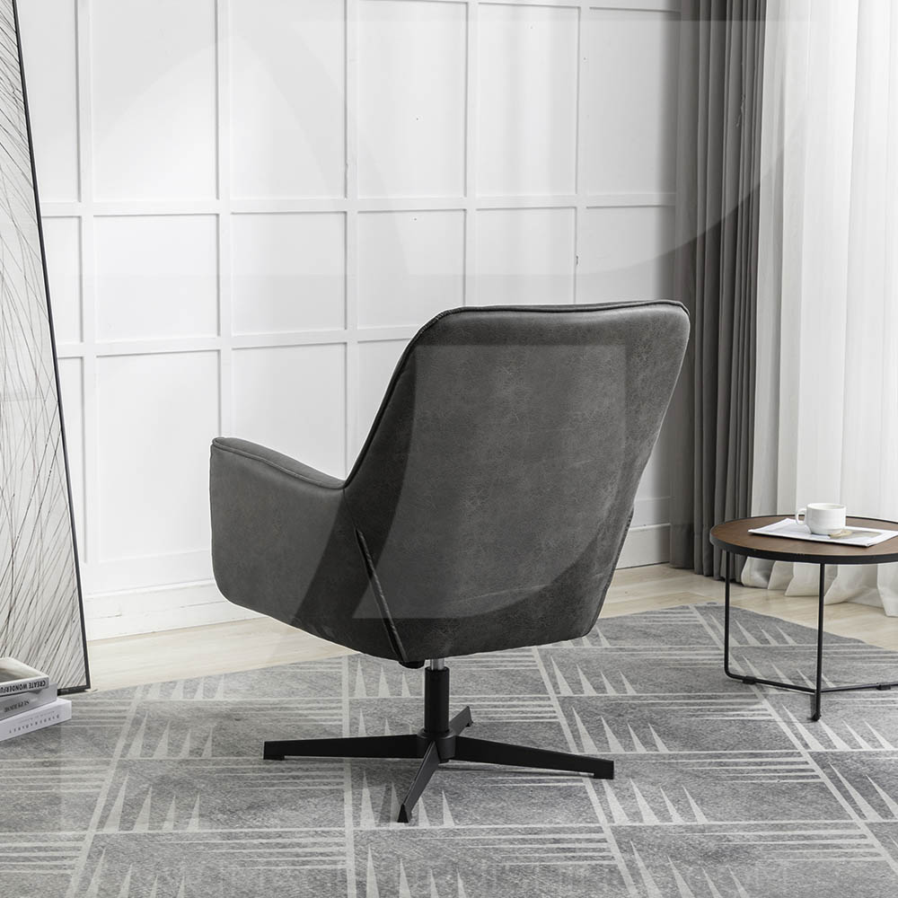 Image Furnishings. Felicia Swivel Chair Charcoal