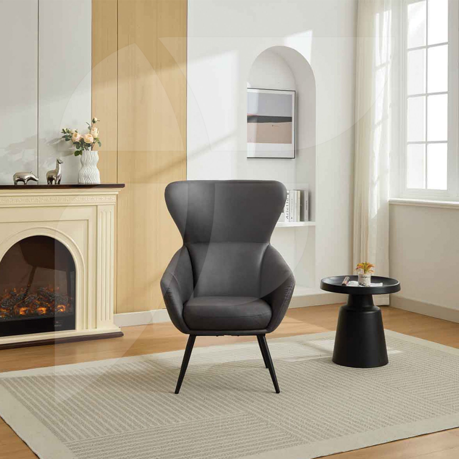 Image Furnishings. Nantes Accent Chair - Graphite