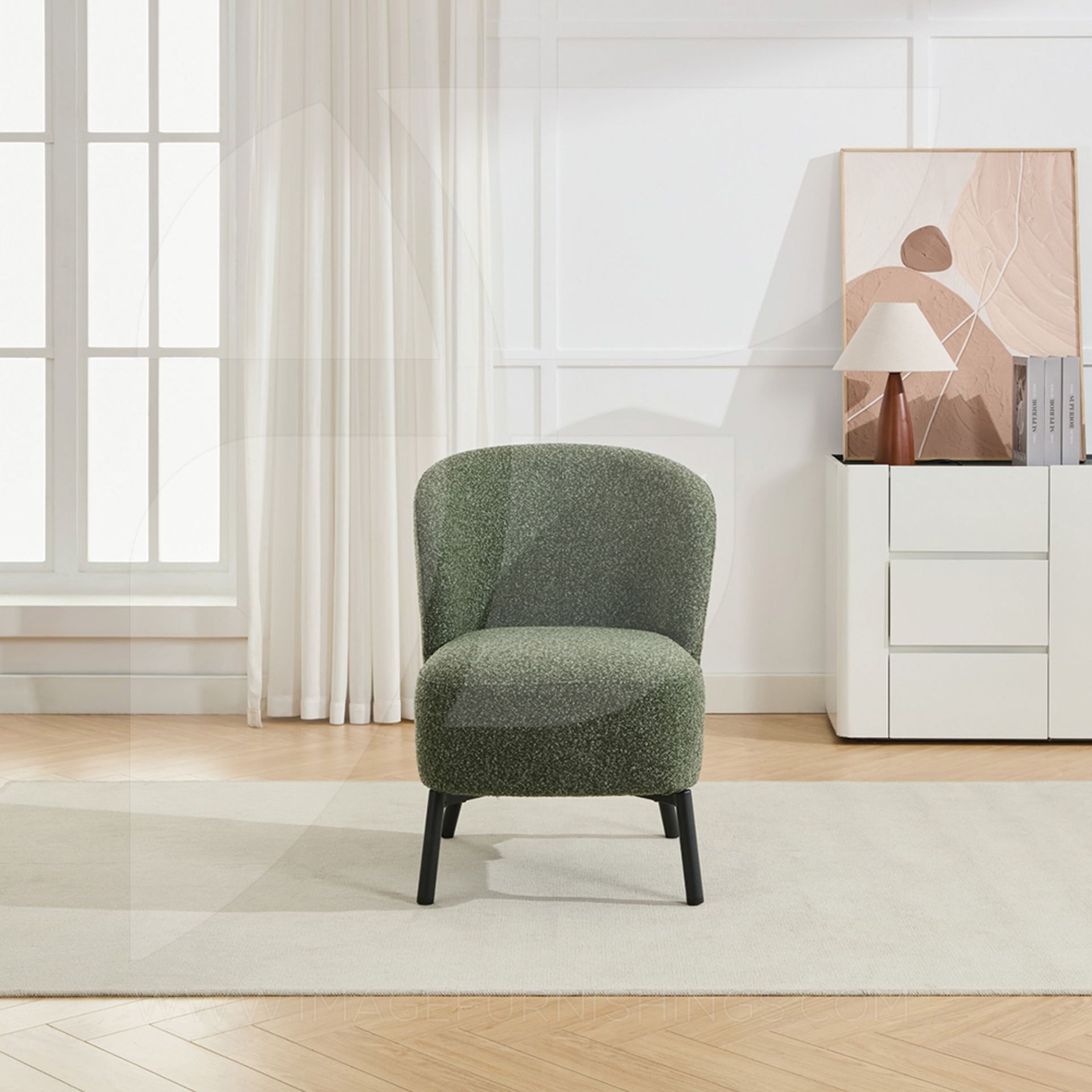 Image Furnishings. Talia Accent Chair Forest Green