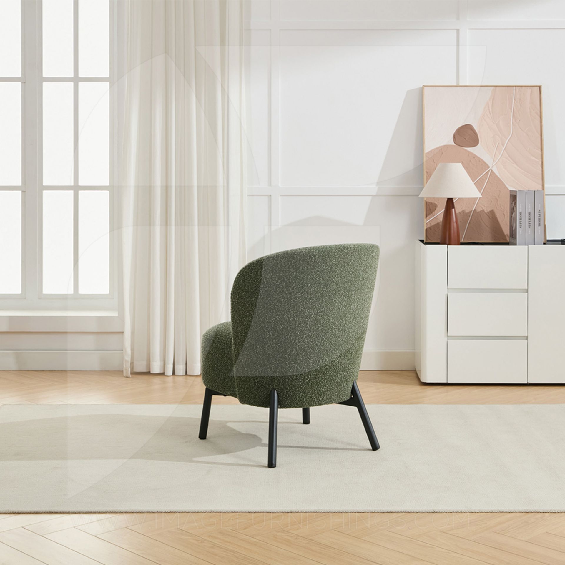 Image Furnishings. Talia Accent Chair Forest Green