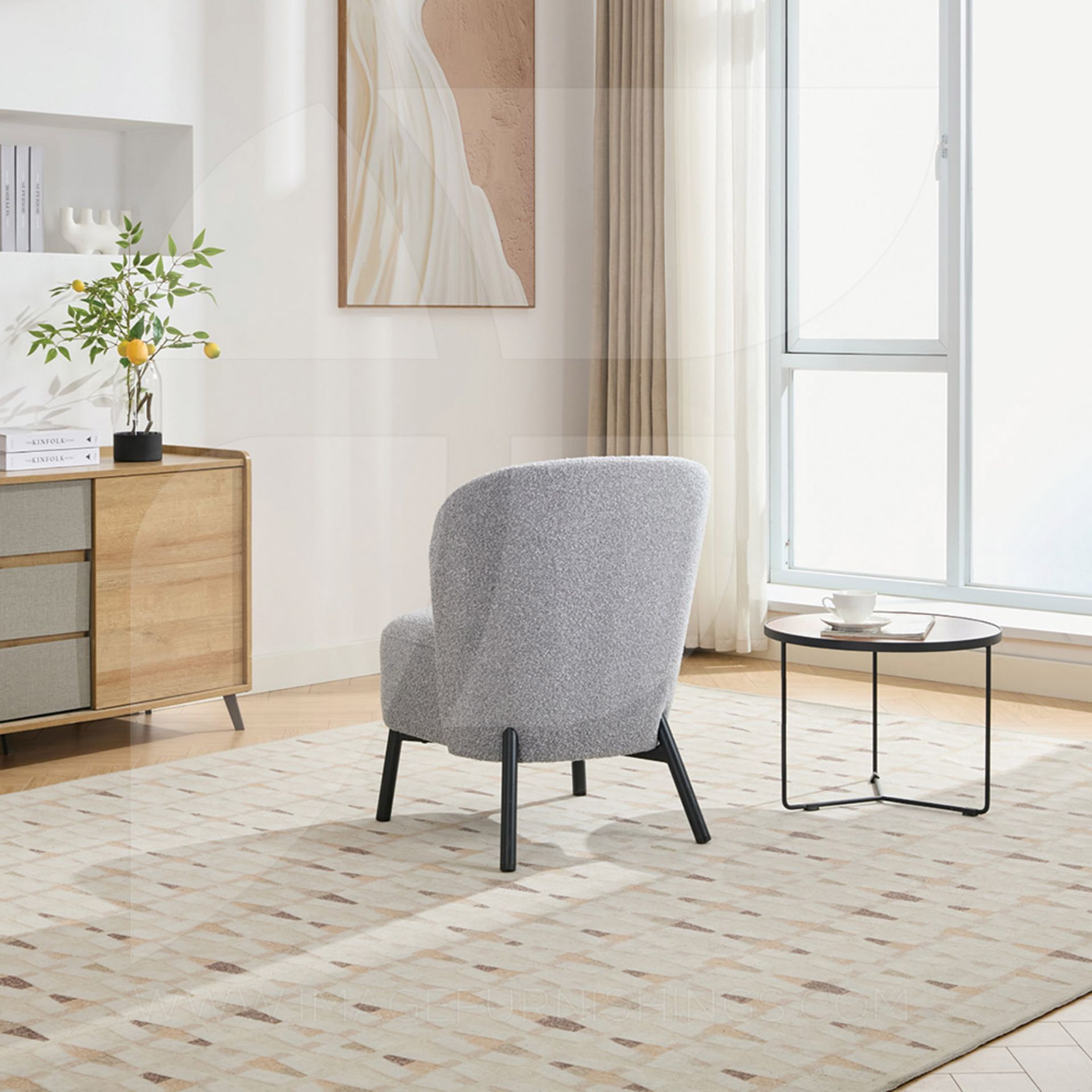 Image Furnishings. Talia Accent Chair Ash Grey